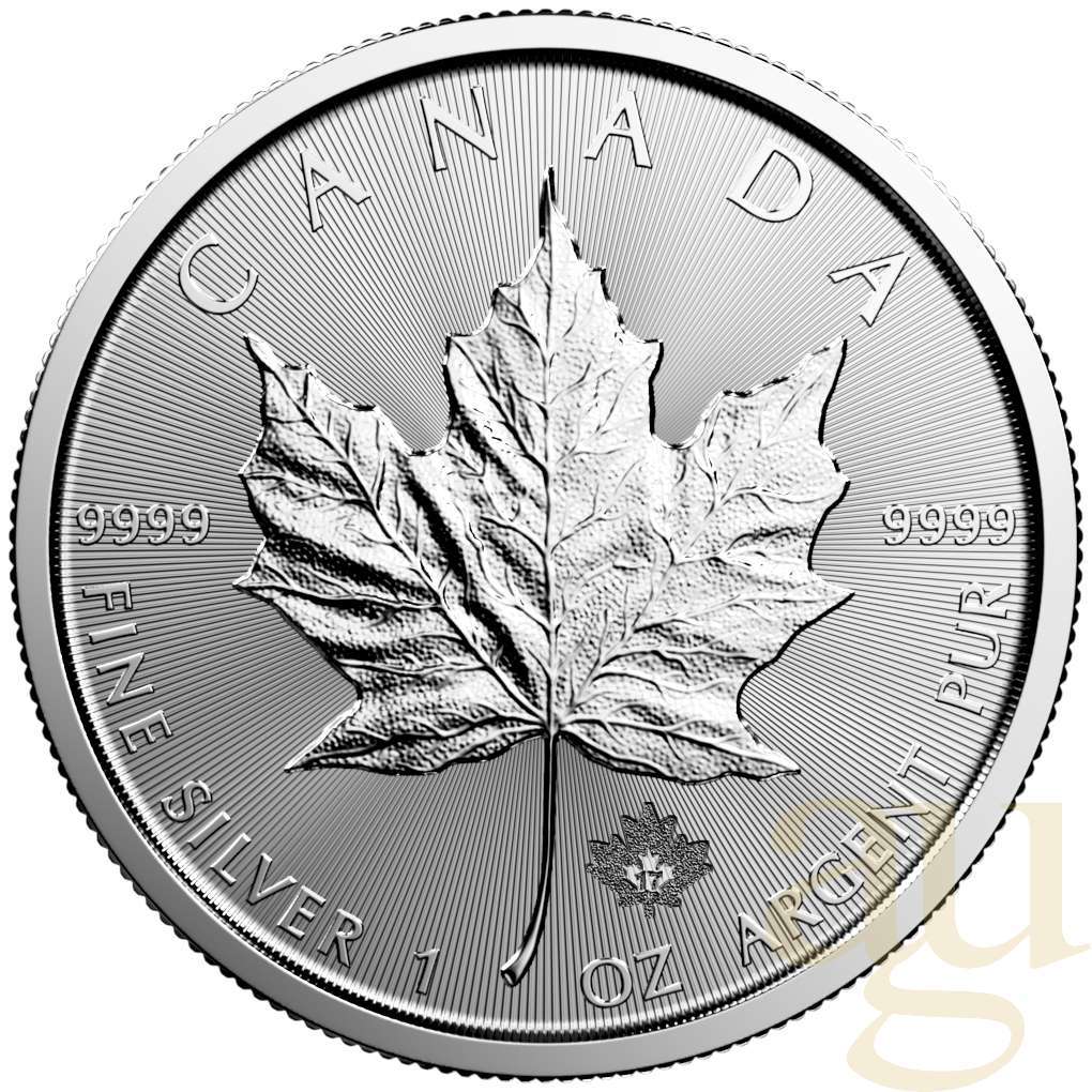 1 Unze Silbermünze Maple Leaf